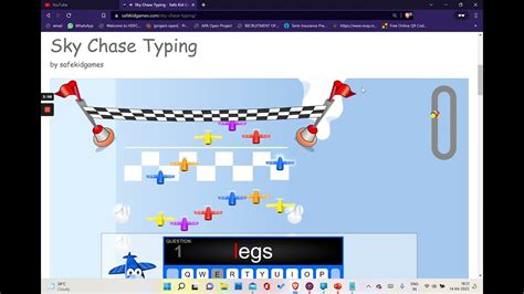 How To Play Sky Chase Typing Safe Kid Games Leon Adhikary YouTube