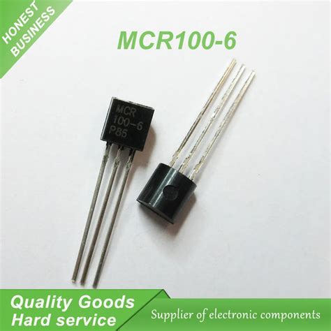 200pcs MCR100 6 100 6 MCR100 TO 92 SCRs 400V 800mA new original-in ...