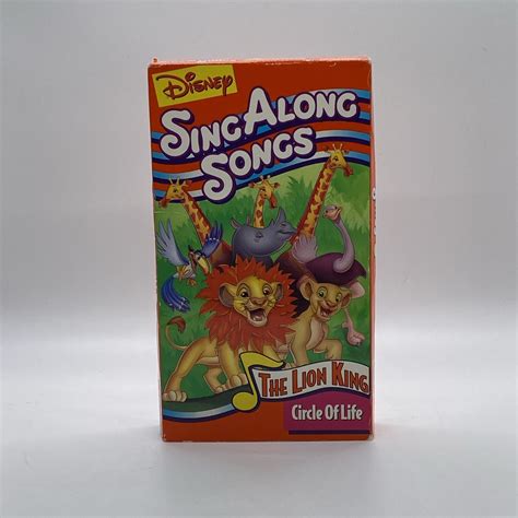 Disney Sing Along Songs The Lion King Circle Of Life 1994 Vhs