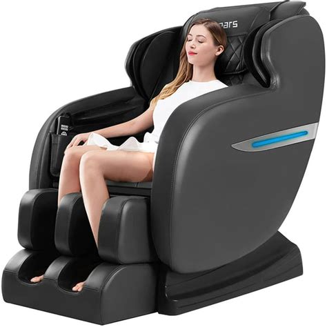 Ugears Full Body Massage Chair Zero Gravity Shiatsu Recliner Black