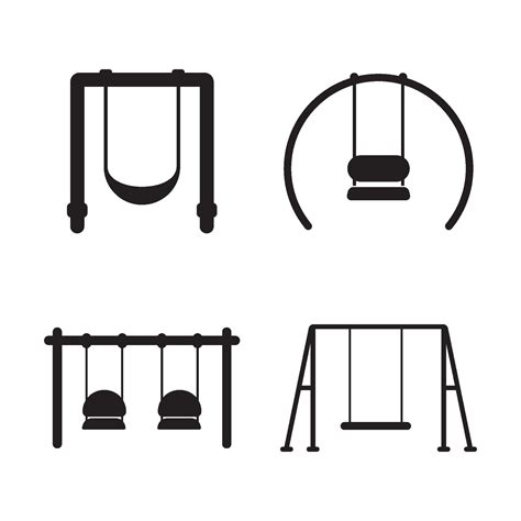 Swing Icon Vector 39940482 Vector Art At Vecteezy