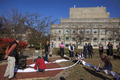 Protesters Rally At Indiana Universitys Kinsey Statue Defend Kinsey