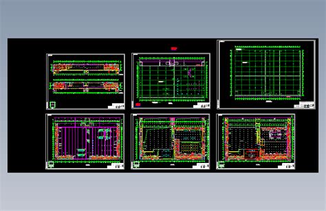 宿舍照明图纸 Autocad 2007 模型图纸下载 懒石网