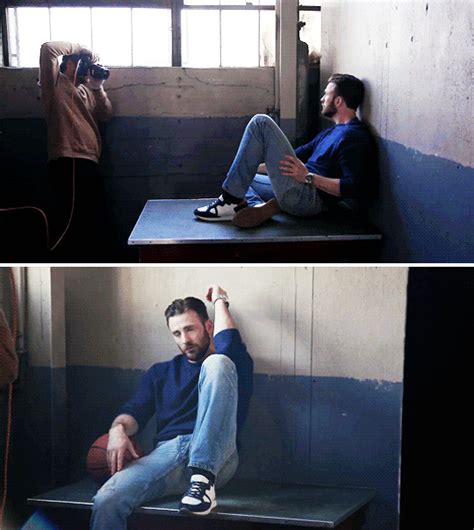 Trash Stache Apologist Chris Evans Behind The Scenes Of Mens Journal