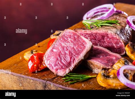 Steak Grill Beefsteak Portionen Dicke Saftige Roastbeef Rindersteaks