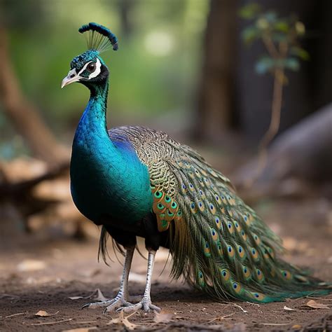 Premium Ai Image Captivating Peacock A Stunning Photography