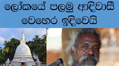 ලෝකයේ පලමු ආදි වාසී වෙහෙර ඉදිවේ Youtube