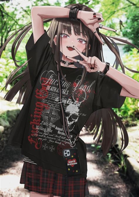Goth Girl Original Rawwnime