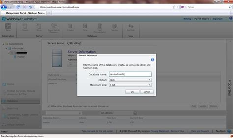 Sql Azure Yapılandırma Ve İlk Bulut Veritabanı Kurulumu