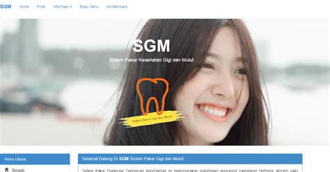 Source Code PHP Sistem Pakar Penyakit Gigi Dan Mulut SGM