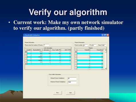 ppt bottleneck bandwidth estimation powerpoint presentation free