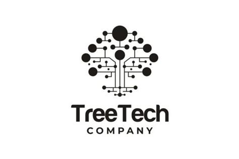 Tree Tech Logo Graphic By Buqancreativestd · Creative Fabrica