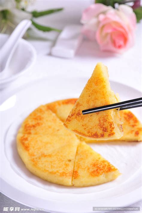 小米饼摄影图 传统美食 餐饮美食 摄影图库 昵图网