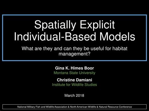 Ppt Spatially Explicit Individual Based Models Powerpoint Presentation Id8159290
