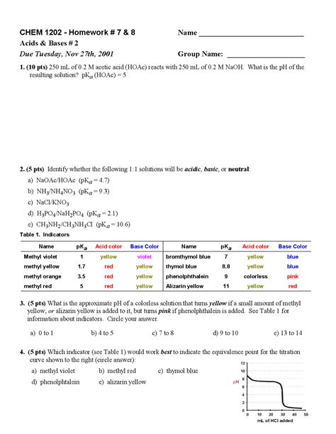 8 Questions For General Chemistry Homework Chem 1202 Docsity