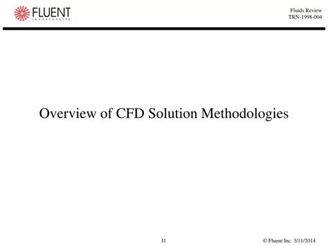 Ppt Overview Of Cfd Solution Methodologies Powerpoint Presentation