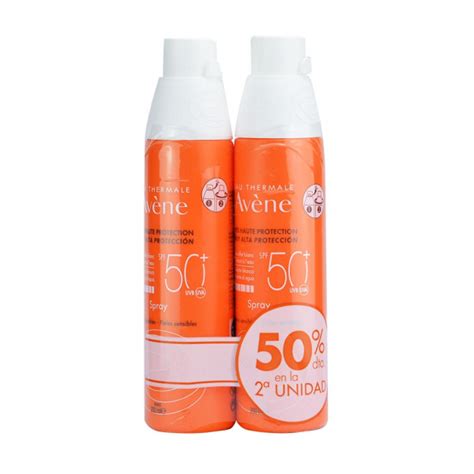 Comprar Avene Solar Spray Spf50 200ml Duplo 2ªunidad 50 Online