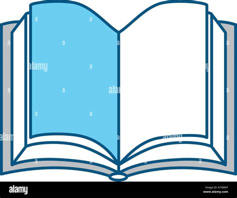 Academic Book Icon Over White Background Vector Illustration Stock
