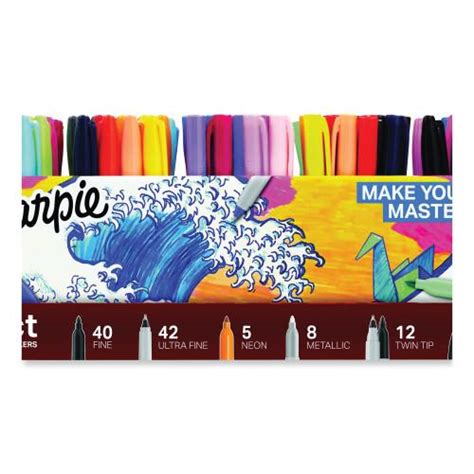 Sharpie Permanent Markers Ultimate Collection Value Pack Assorted Tip