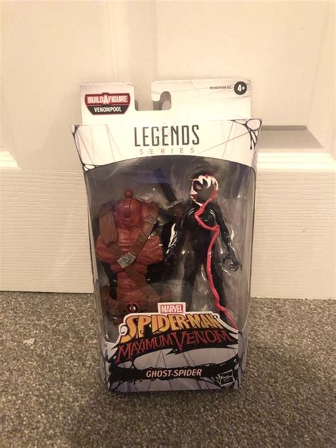Marvel Legends Spider Man Maximum Venom Ghost Spider Figure Venompool