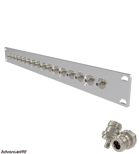 1u Patch Panel Sma To N 16x 16nspp1u