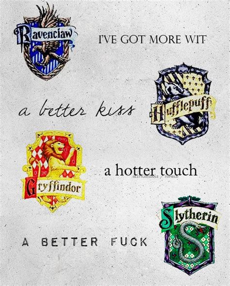 Gryffindor Harry Potter Hufflepuff Ravenclaw Slytherin Image By KSENIA L On Favim