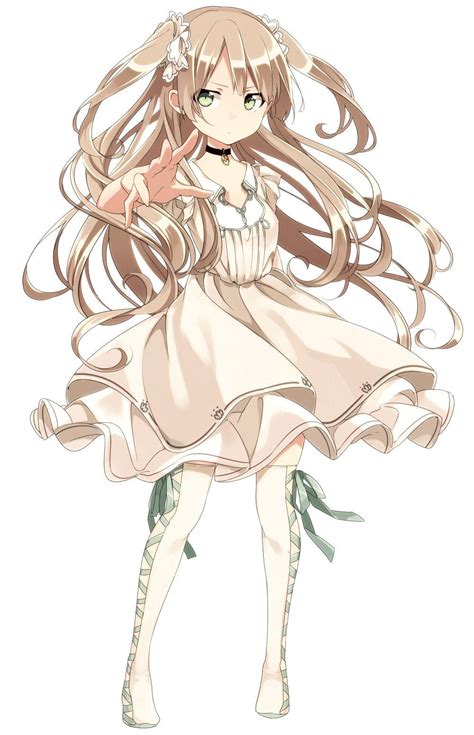 Choker Dress And Thigh High Boots Original Rawwnime