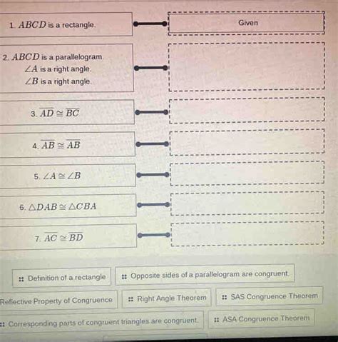 Solved Abcd Is A Rectangle Given 2 Abcd Is A Parallelogram ∠ A Is A