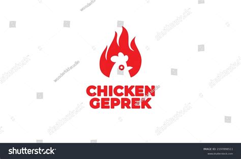 Hot Fried Chicken Logo Design Your Stock Vector Royalty Free