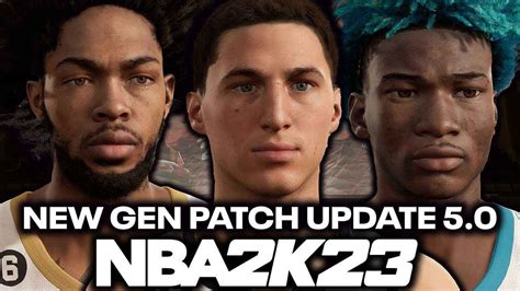 Nba 2k23 New Face Scans Official Patch 1012
