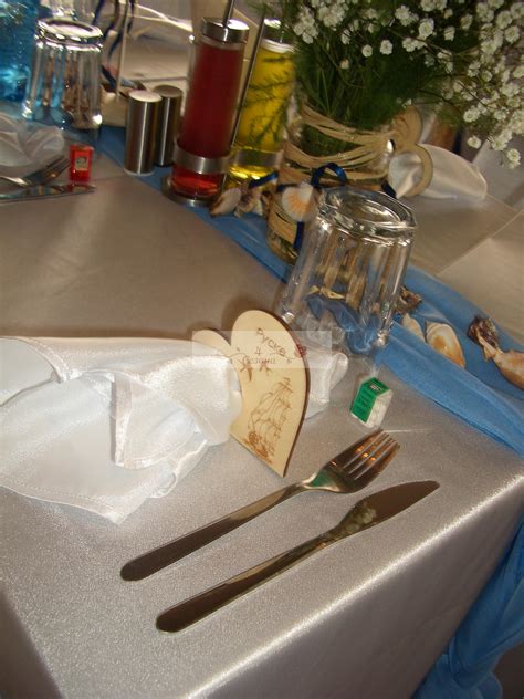 Морска сватба в синьо УКРАСА ЗА СВАТБА