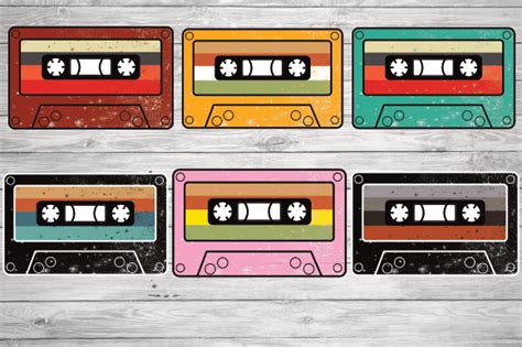 Vintage Retro Cassette Tape Graphic By Rayan · Creative Fabrica