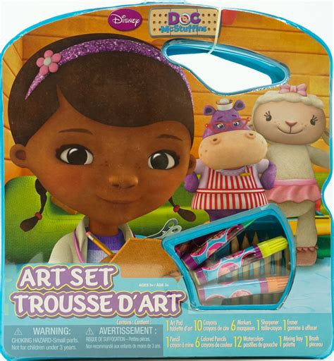 Doc Mcstuffins Art Set Bookxcess
