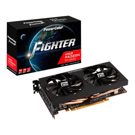 VGA (การ์ดแสดงผล) POWER COLOR FIGHTER AMD RADEON RX 6600 8GB GDDR6 ...