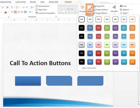 How To Use Powerpoint To Make Fancy Call To Action Buttons Free