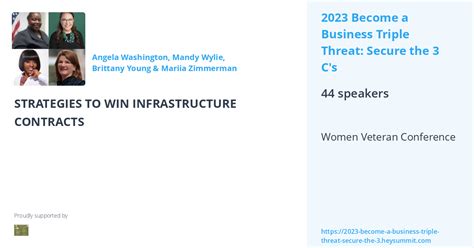 STRATEGIES TO WIN INFRASTRUCTURE CONTRACTS