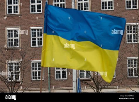 The National Flag Of Ukraine Consists Of Equally Sized Horizontal Bands