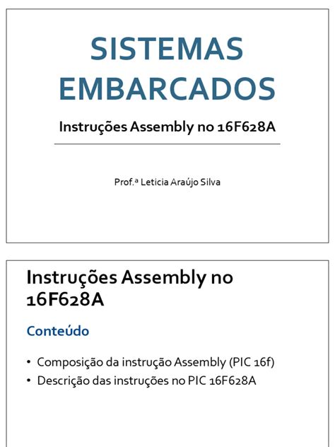 aula 07 instruções assembly no 16f628a pdf linguagem assembly