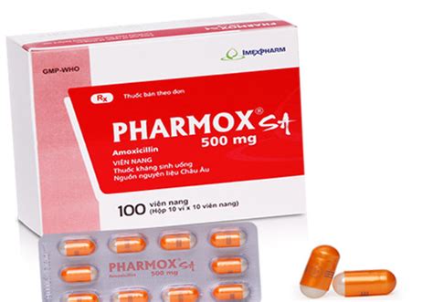 Pharmox SA 500mg Thuốc biệt dược công dụng cách dùng SDK VD