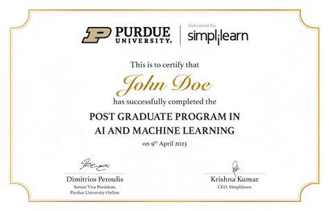 Ai And Ml Certification Pgp In Ai Ml Courses With Purdue