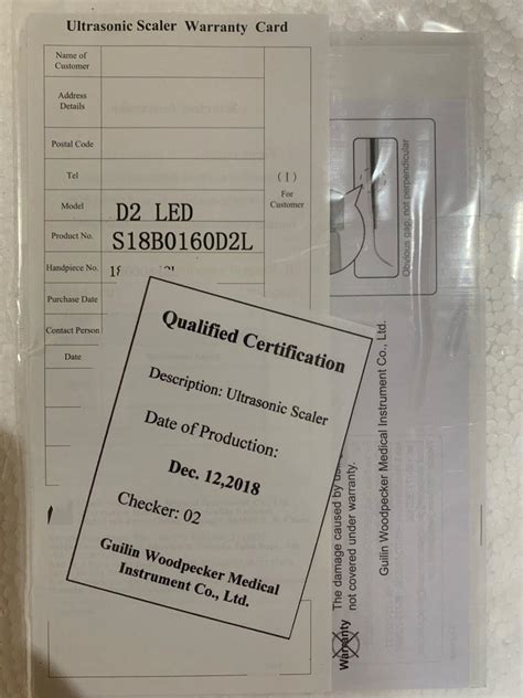 Dte Ultrasonic Scaler With Led Health And Nutrition Medical Supplies