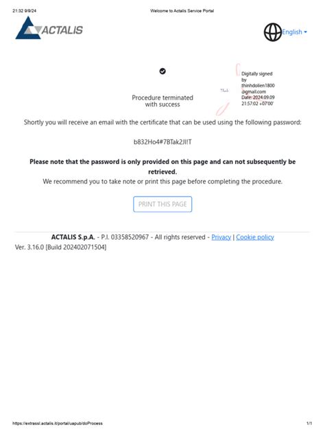 Welcome To Actalis Service Portal Thịnh Pdf