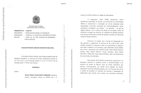 Prólogo Do Caso Faroeste 2 Delator Júlio César Revelou Ter Negociado