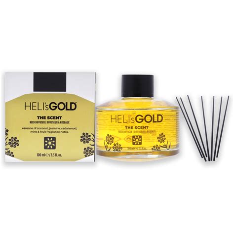 The Scent Reed Difuser Set By Helis Gold For Unisex 2 Pc 33oz Diffu