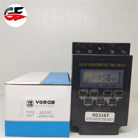 Jual Vorge Kg316t Digital Timer Relay Switch Delay 1no 1nc No Chint Larkin Jakarta Barat