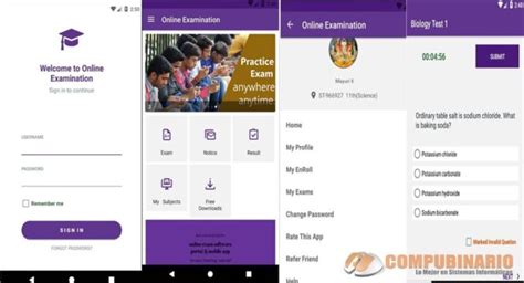Sistema De Ex Menes En Linea Con Panel De Admin En Android Compubinario