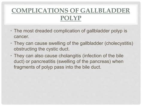 Gallbladder Polyp Pptx Digestive Disorders Diseases And Conditions