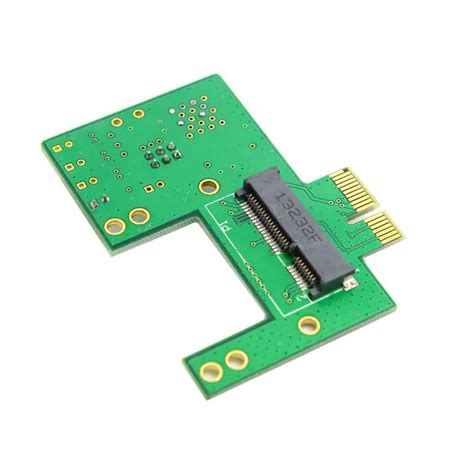 50pcs Lots Mini Pci E 52pin Socket To Pci E Express Gold Contact