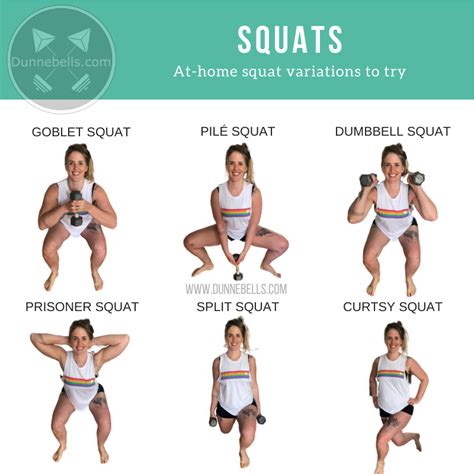 Squat Types Weight Loss Exercises To Try At Home DUNNEBELLS