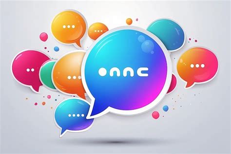 Chat Mpck Up Send Message Conversation Chatting Sms Template Bubbles Vector Premium Ai